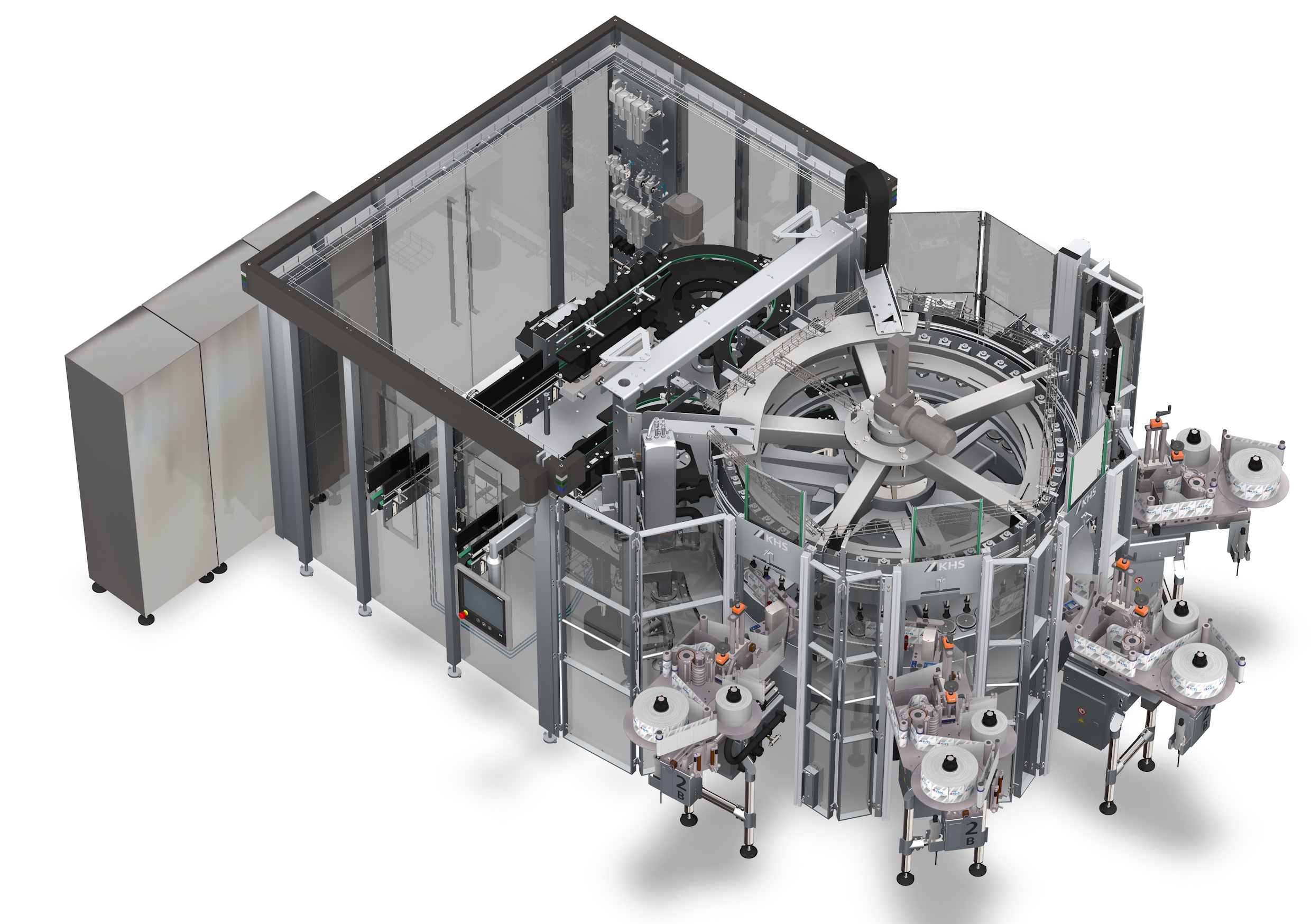 Self-adhesive labeling for glass and PET bottles and beverage cans ...