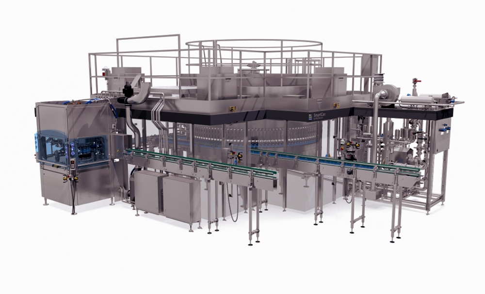 SmartCan filler/seamer block by KHS/Ferrum | KHS Group
