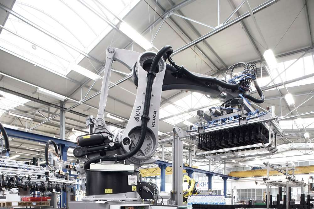 360° articulated robot for palletizing and depalletizing | KHS Group